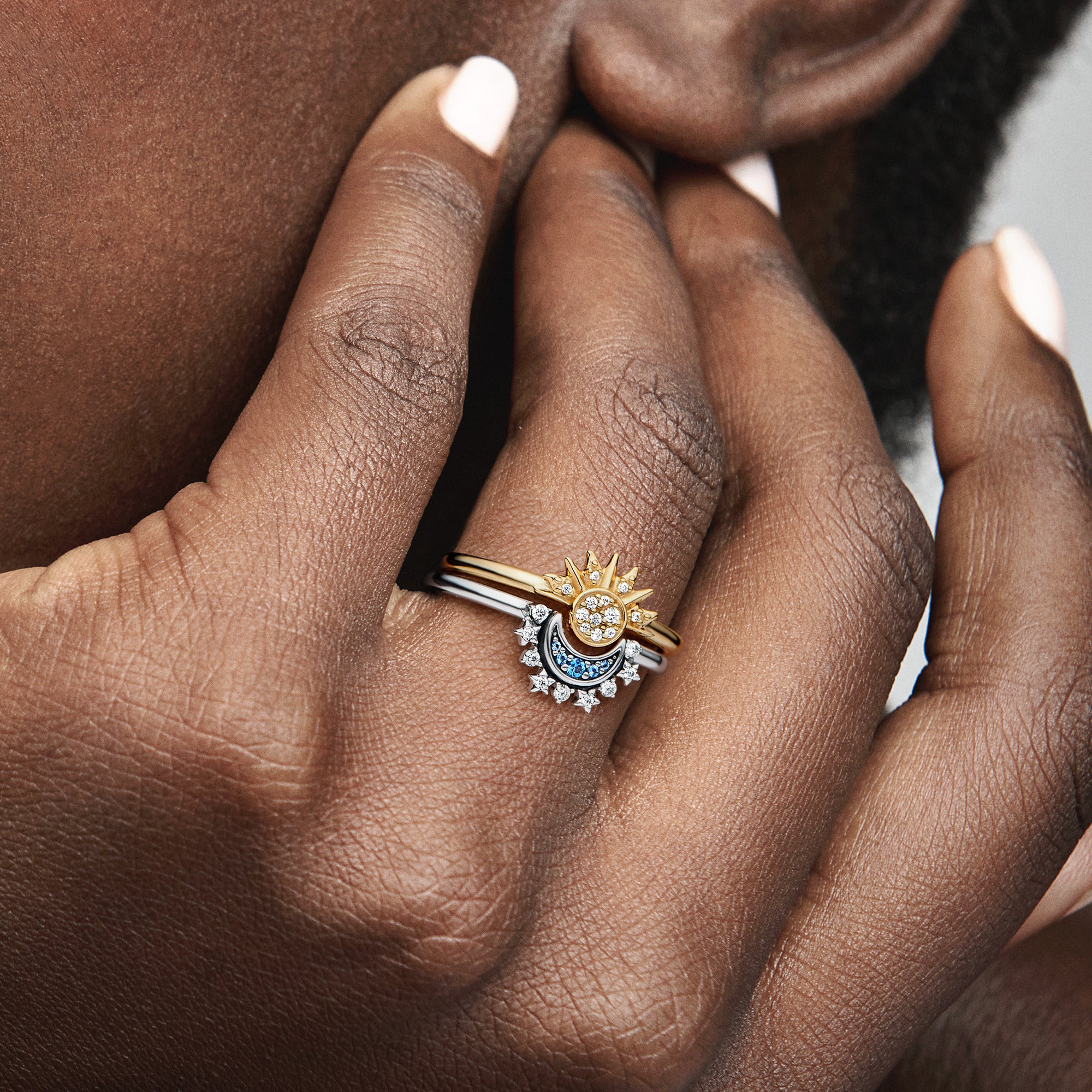 Celestial Sparkling Sun Ring – Pandora Shop Lebanon